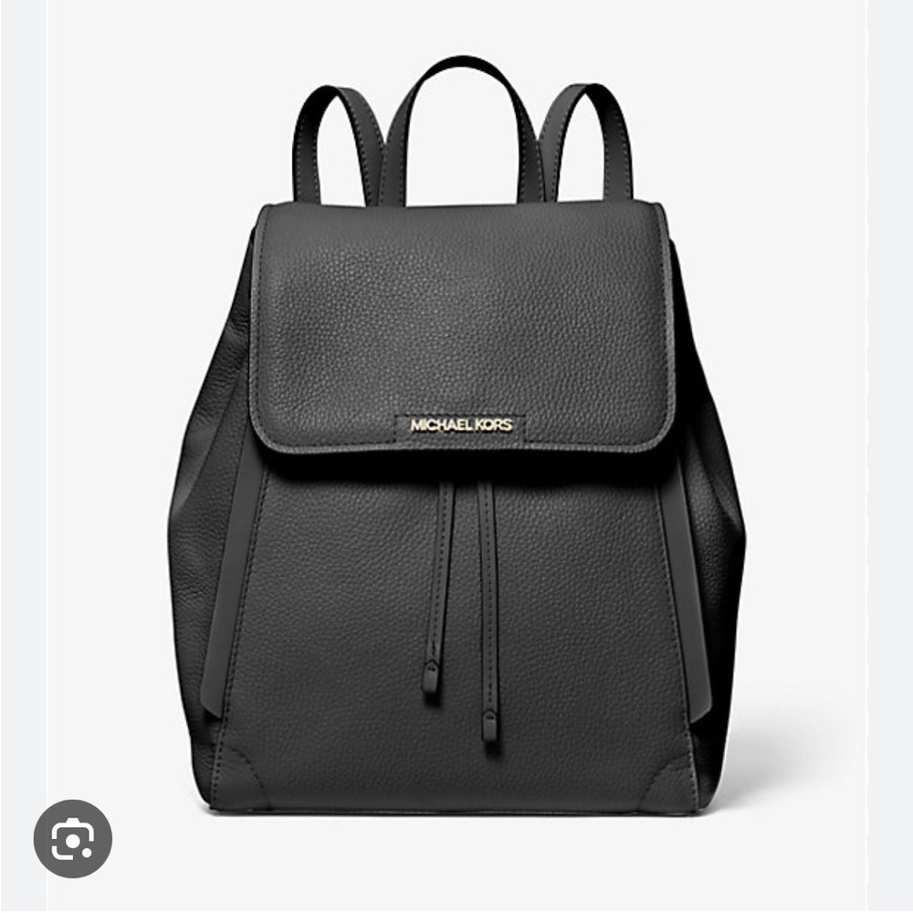 Mk Ginger Medium Pebbled Leather Backpack - Gem